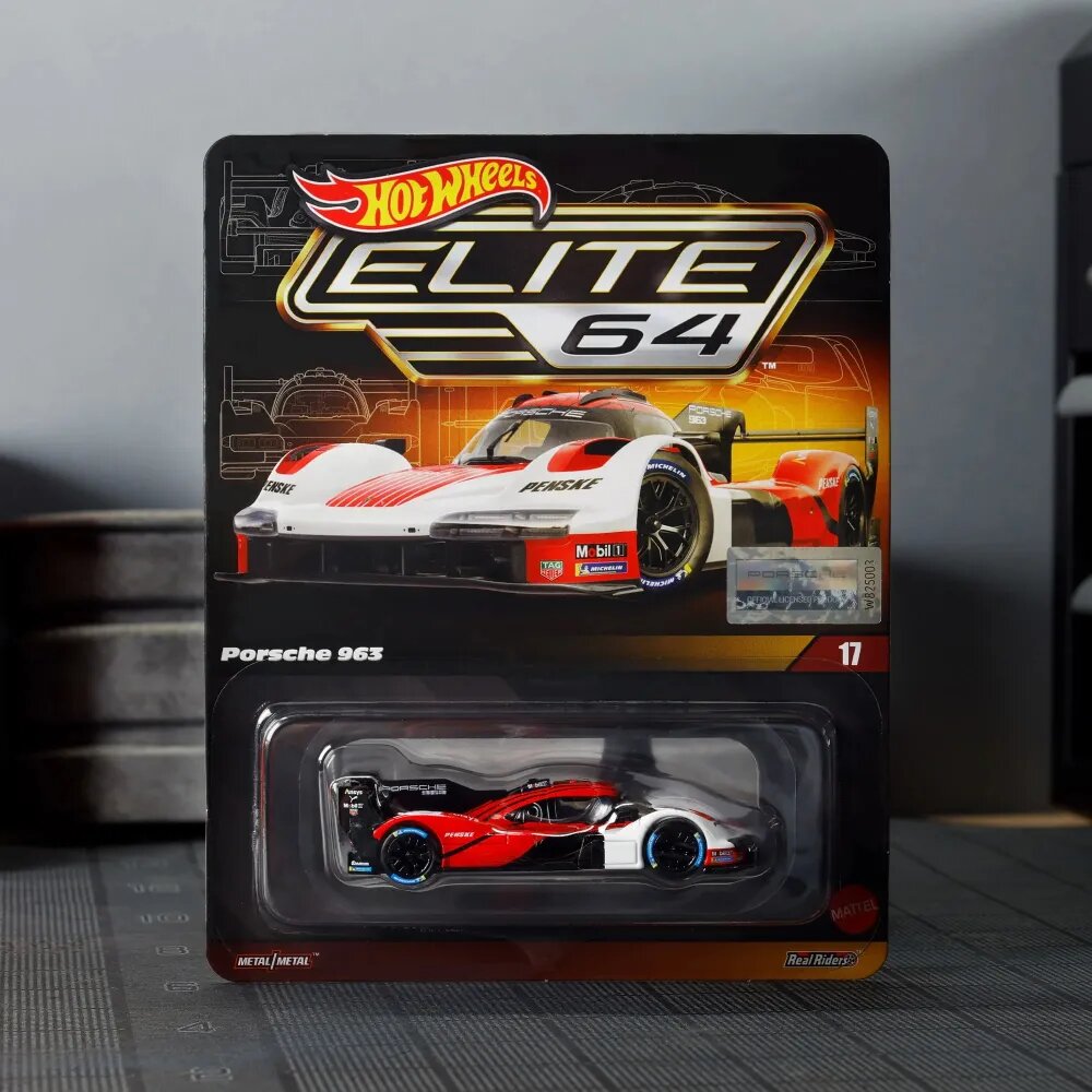 Машинка Hot Wheels RLC COLLECTOR EDITION: Elite64 Porsche 963 hypercar