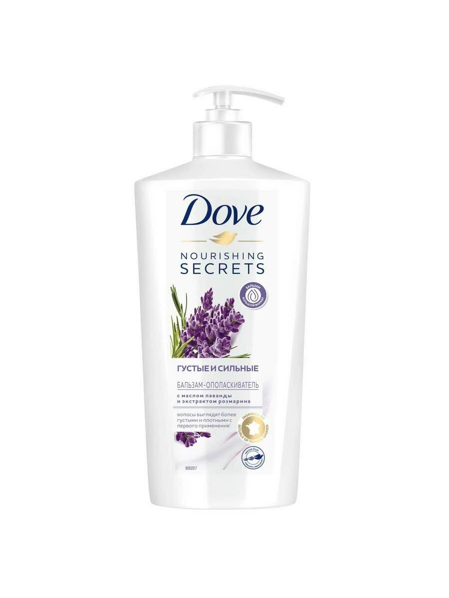 Шампунь Dove "Nourishing Secrets", Густые и сильные, Лаванда и Розмарин, 630 мл