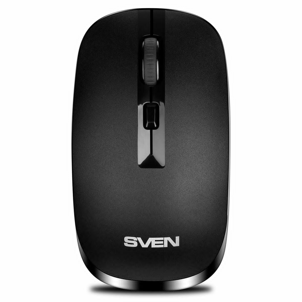 Мышь оптическая беспроводная SVEN RX-260W, 3 кнопки + 1 колесо-кнопка, черная (SV-018160), 40шт.