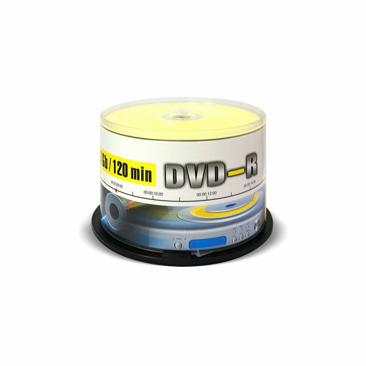 Оптический диск DVD-R Mirex 4.7Gb, 16x, cake box, 50шт. (UL130003A1B), 6 уп.