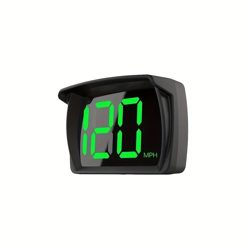 Автомобильный HUD-дисплей (Head-Up) с GPS/BD, спидометр реального времени (км/ч), питание от USB, черный