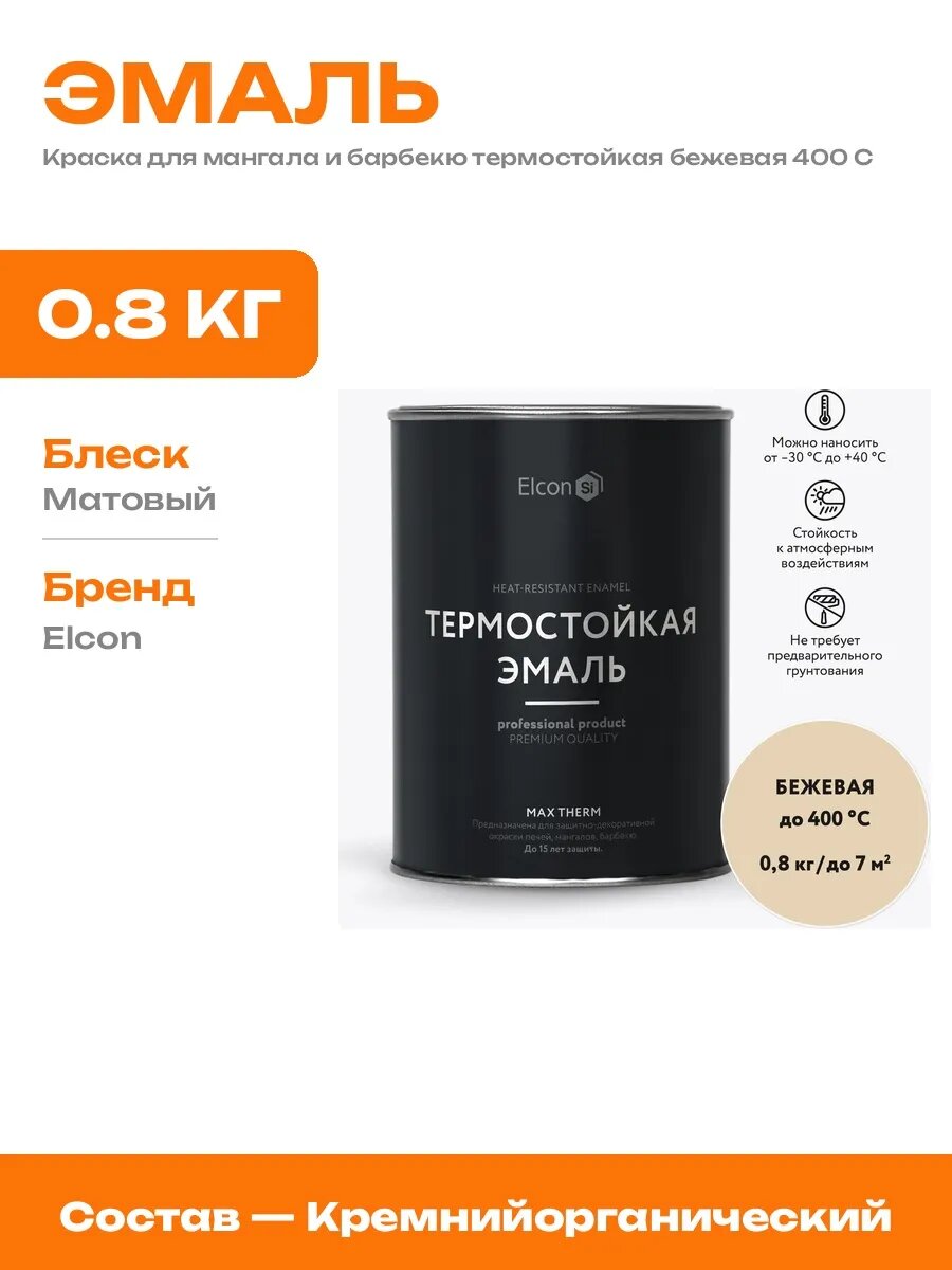 Краска для радиаторов отопления термостойкая Max Therm RAL