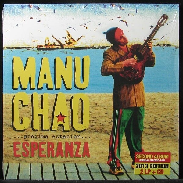 Виниловая пластинка Because Manu Chao – Proxima Estacion. Esperanza (2LP, + CD)