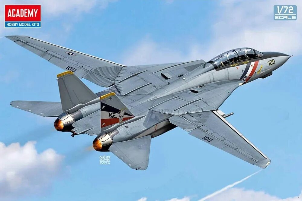 Academy AC12590 1/72 F-14D Super Tomcat VF-2 Bounty Hunters сборная модель самолета