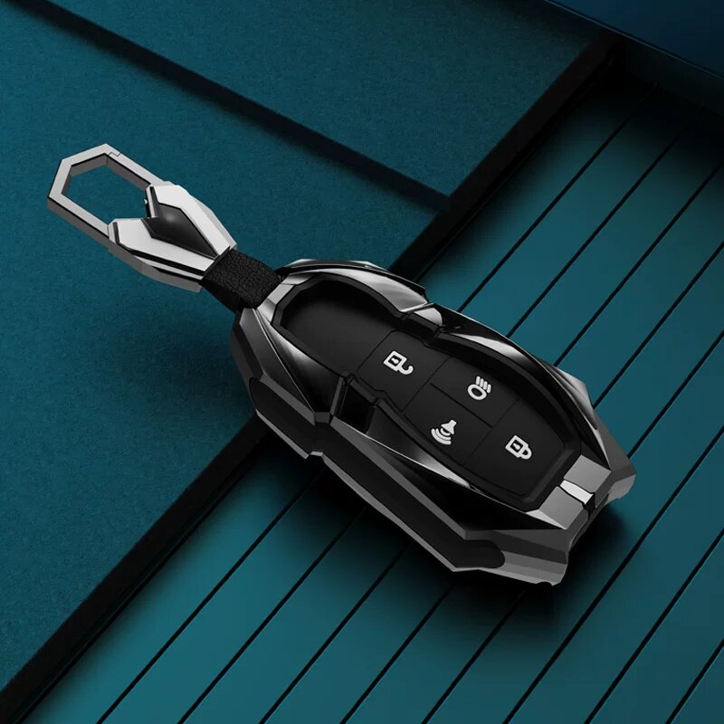 Новая генерация чехла для ключа для Beijing X7, BJEV Magic Cube, BJ40, BJ20, BJ60, BJ80, Saab X25, X35 - Матовый черный
