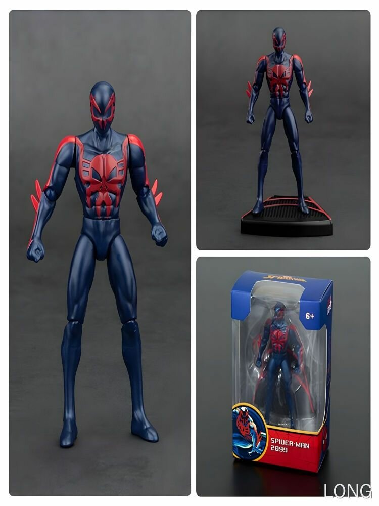 Фигурка 10 см ZD TOYS Марвел Человек - Паук 2099 / Коллекционная Лицензионная Подвижная Игрушка