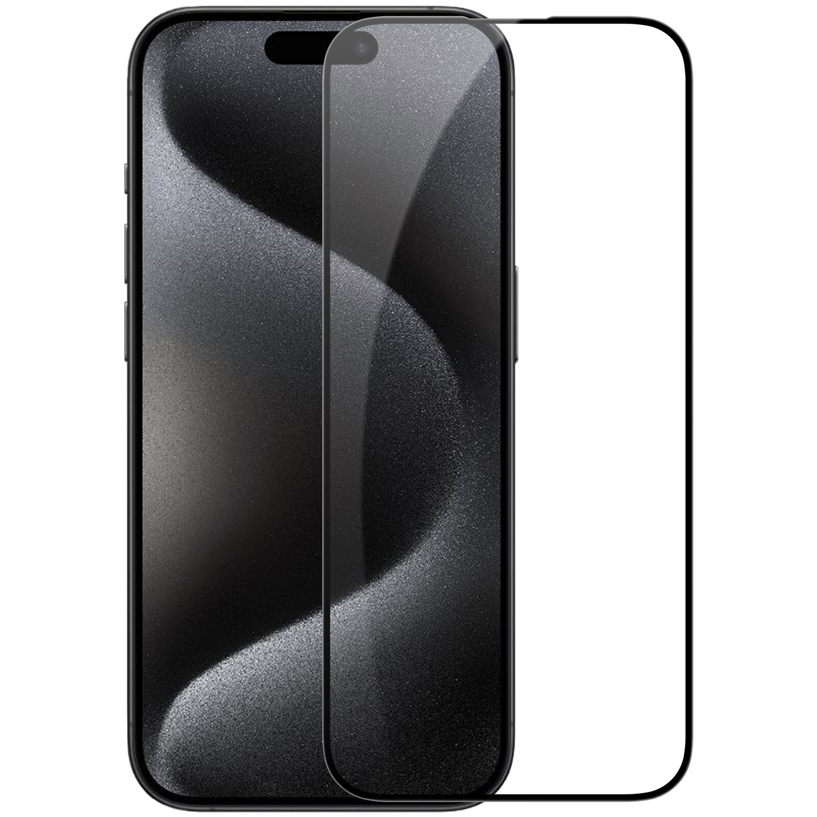Защитное закаленное стекло от Nillkin для iPhone 15 Pro Max, серия CP+PRO Anti-Explosion Glass Screen Protector