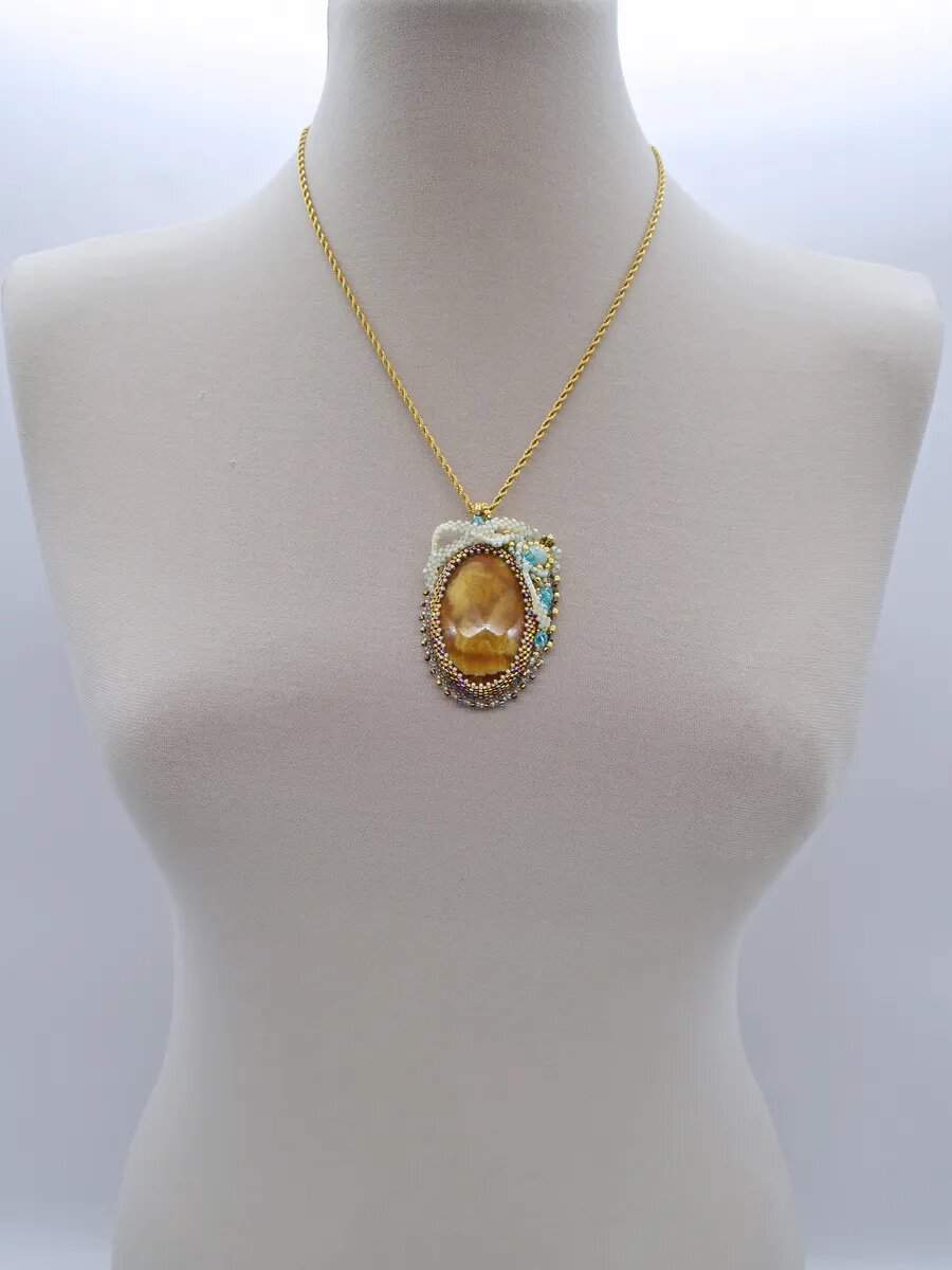 Колье, кристаллы Swarovski