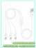 Кабель-разветвитель USB – Micro USB, Белый