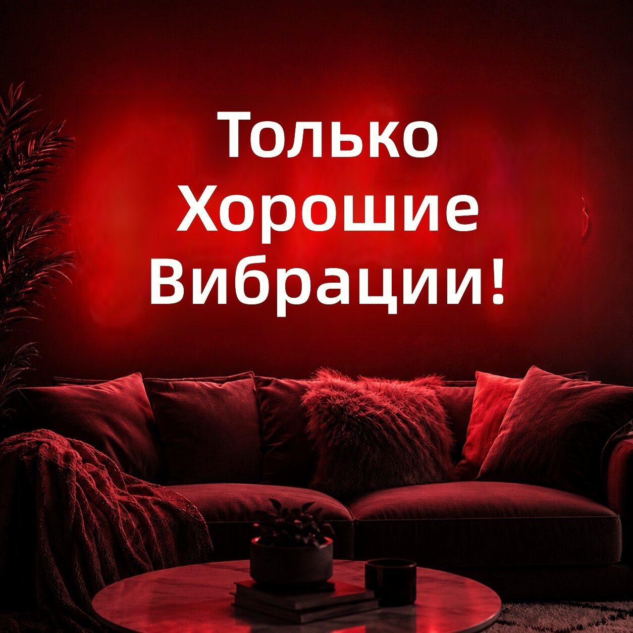 Светодиодная неоновая вывеска на заказ «Good Vibes solely», красная, 8 дюймов, 4 буквы