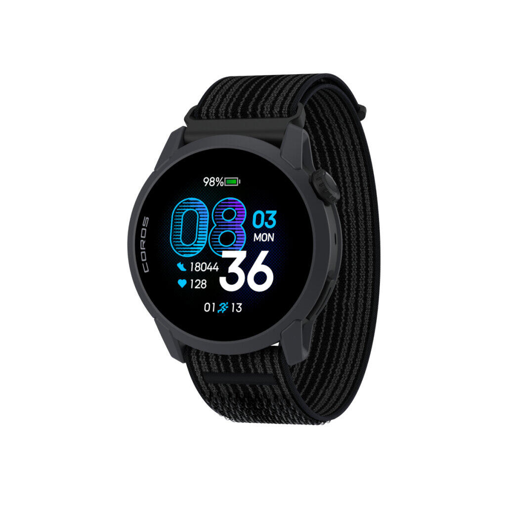 Умные смарт-часы Coros Pace 4, 43mm, Standard Case/Black Nylon Band (Черный/Тканевый)