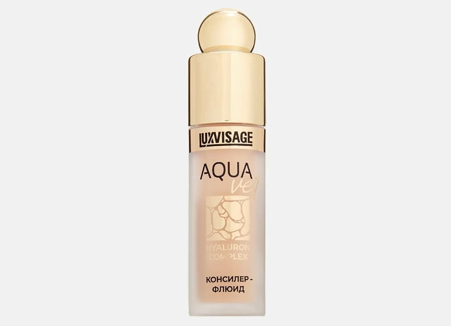 Консилер-флюид для лица LUXVISAGE Aqua veil hyaluron complex, 104