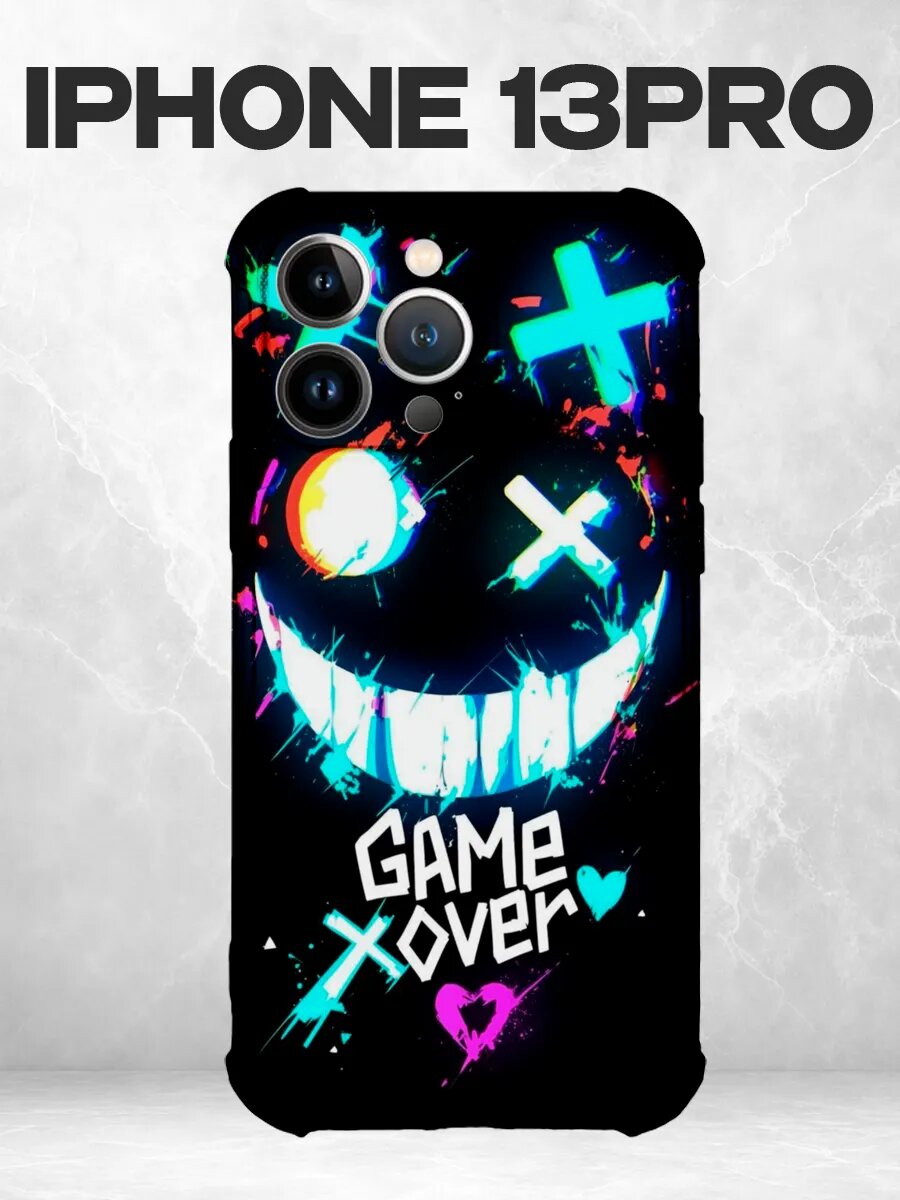 Чехол на iPhone 13 Pro game over глитч