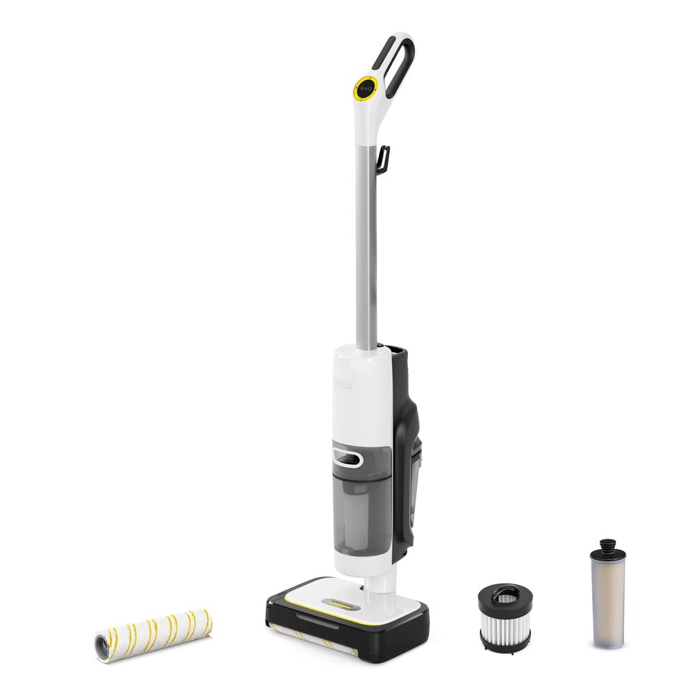 Вертикальный паропылесос Karcher SCV 4 Steam Vac, функция самоочистки, обработка паром