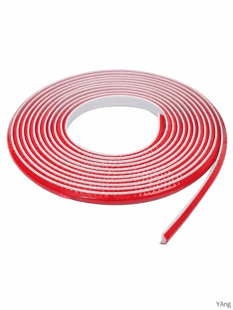Плинтус потолочный гибкий самоклеящийся TPE, 12x9 мм, 3 м
