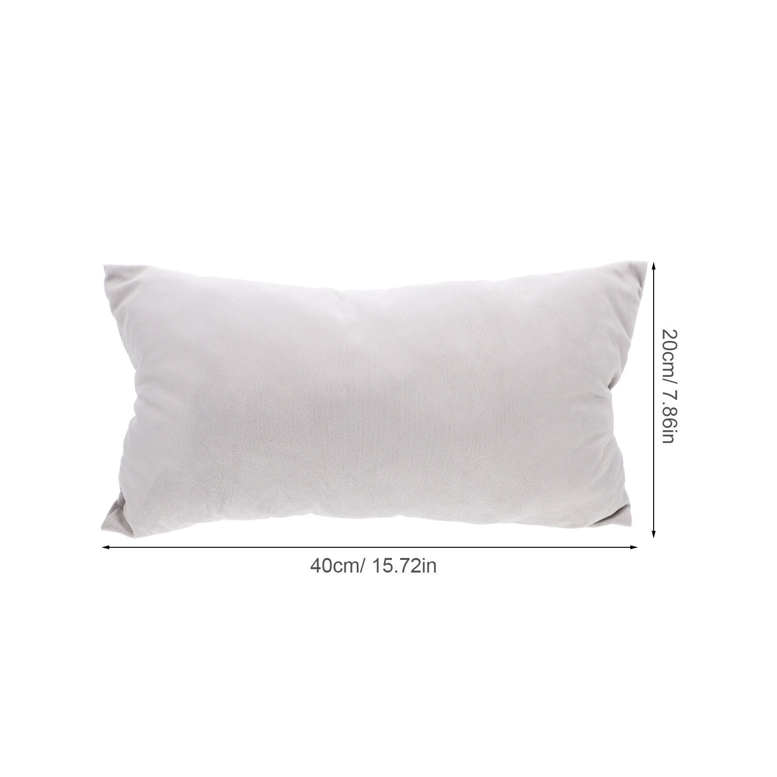 Подушка Для Лежака С Поддержкой Головы Размер 40.00X20.00X11.00Cm Светло-Серый