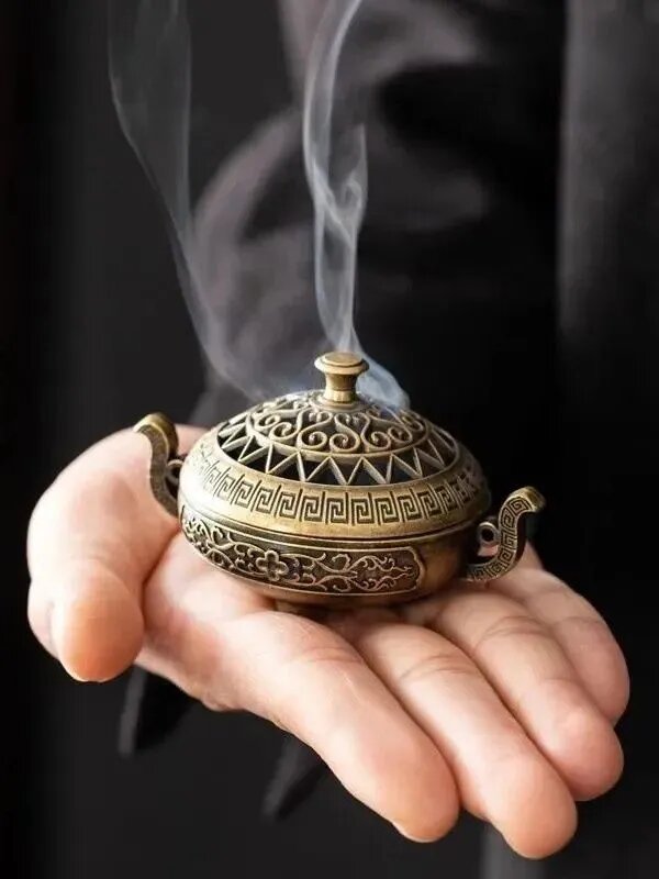 Кадильница для благовоний и ладана, подставка кадило для медитаций