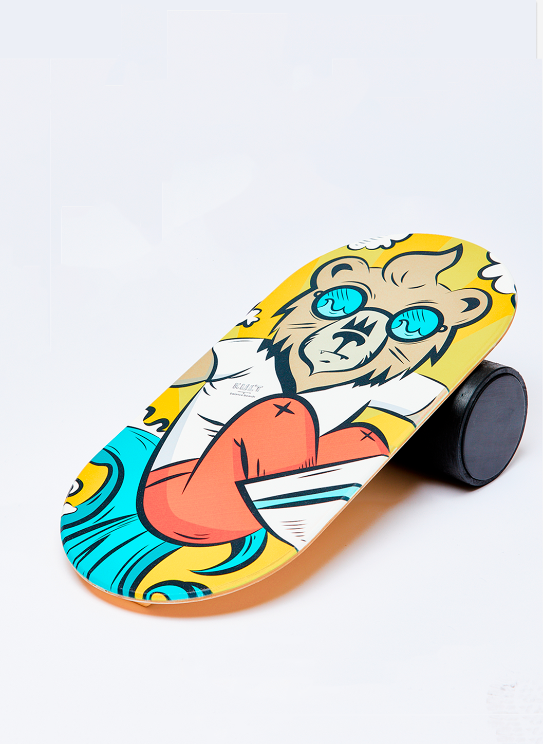 Баланс борд "Balansboard ru" Мишка / Балансировочная доска ролик 16 см