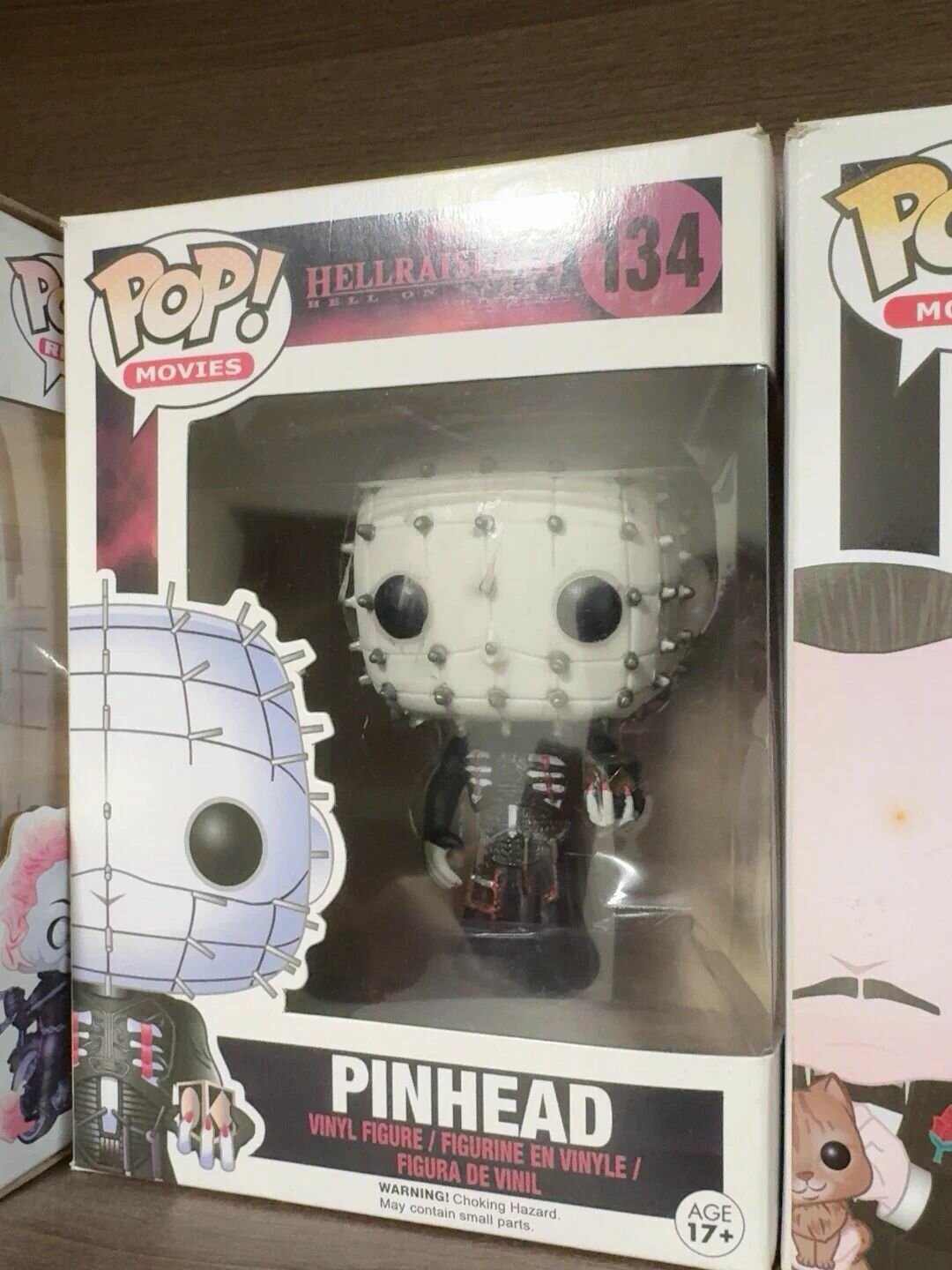 Коллекционная виниловая фигурка №134 Пинхеда из фильма Ад на земле Масштаб 1/16 в стиле с шипами на голове