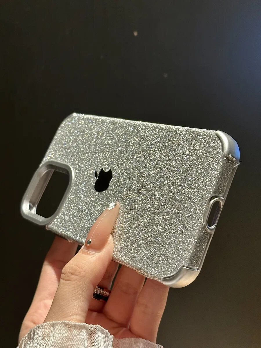 Чехол-накладка О'кейси, для iPhone 11, с принтом, серебристый — фото 1