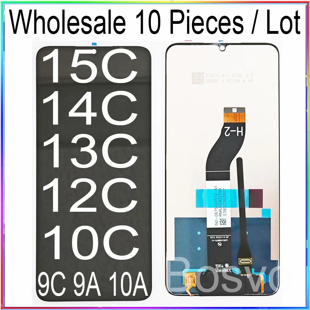 Оптовая продажа: 10 шт./лот, дисплей LCD с тачскрином для Xiaomi Redmi 9A, 10A, 9C, 14C original