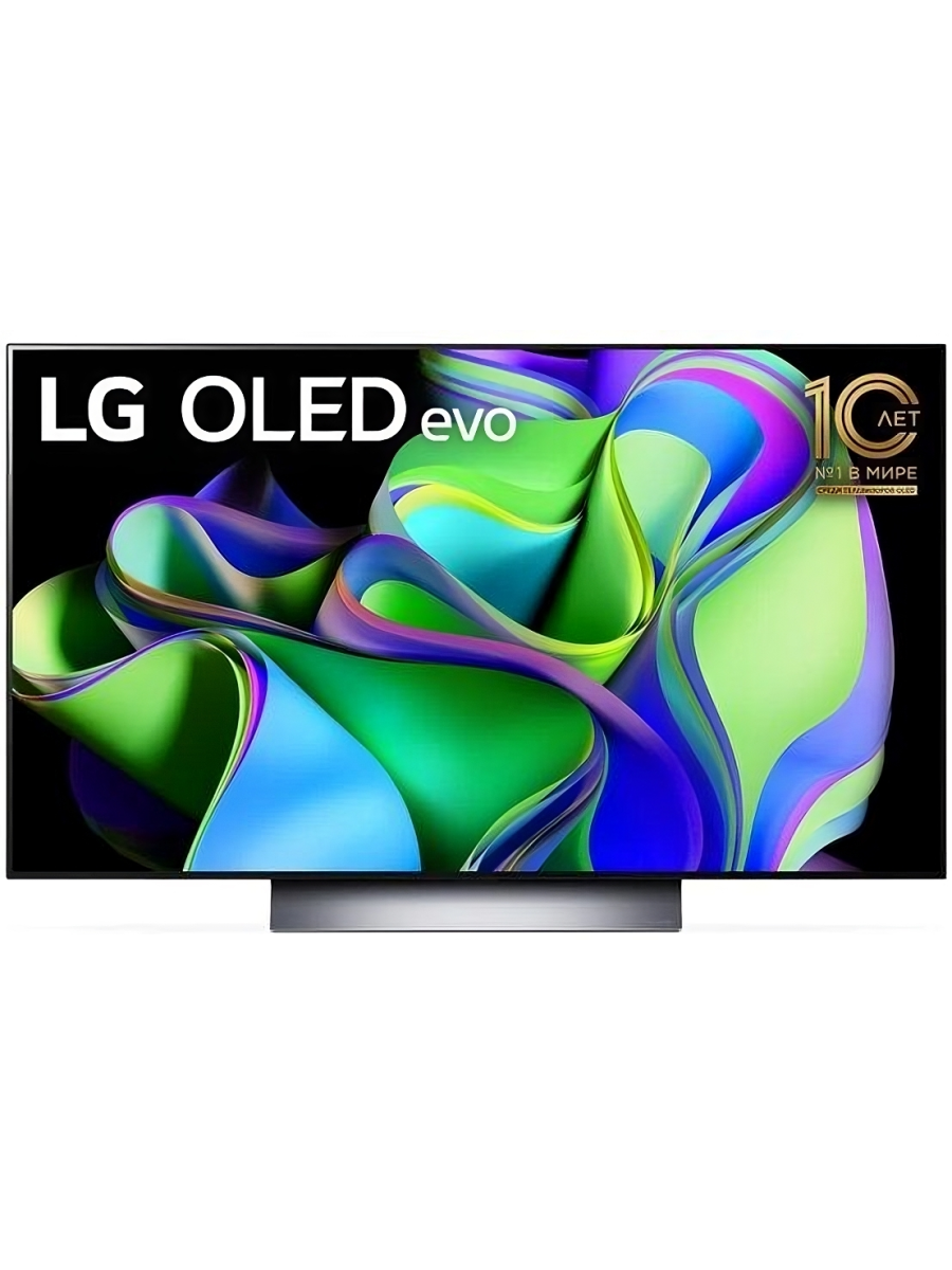 Телевизор LG OLED48C3RLA. ARUB 48" OLED, 4K Ultra HD, т. серый, смарт ТВ, WebOS