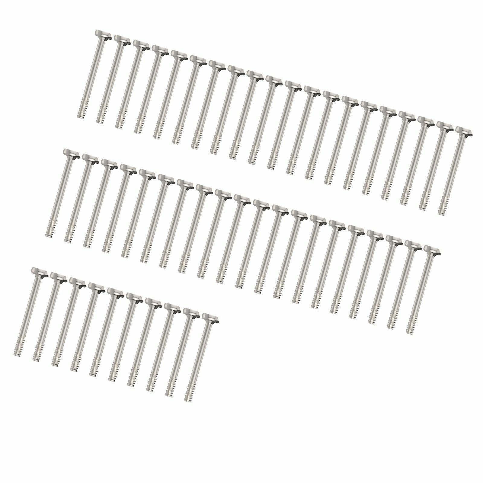 50 шт длинных металлических винтов для крепления вентиляторов ПК