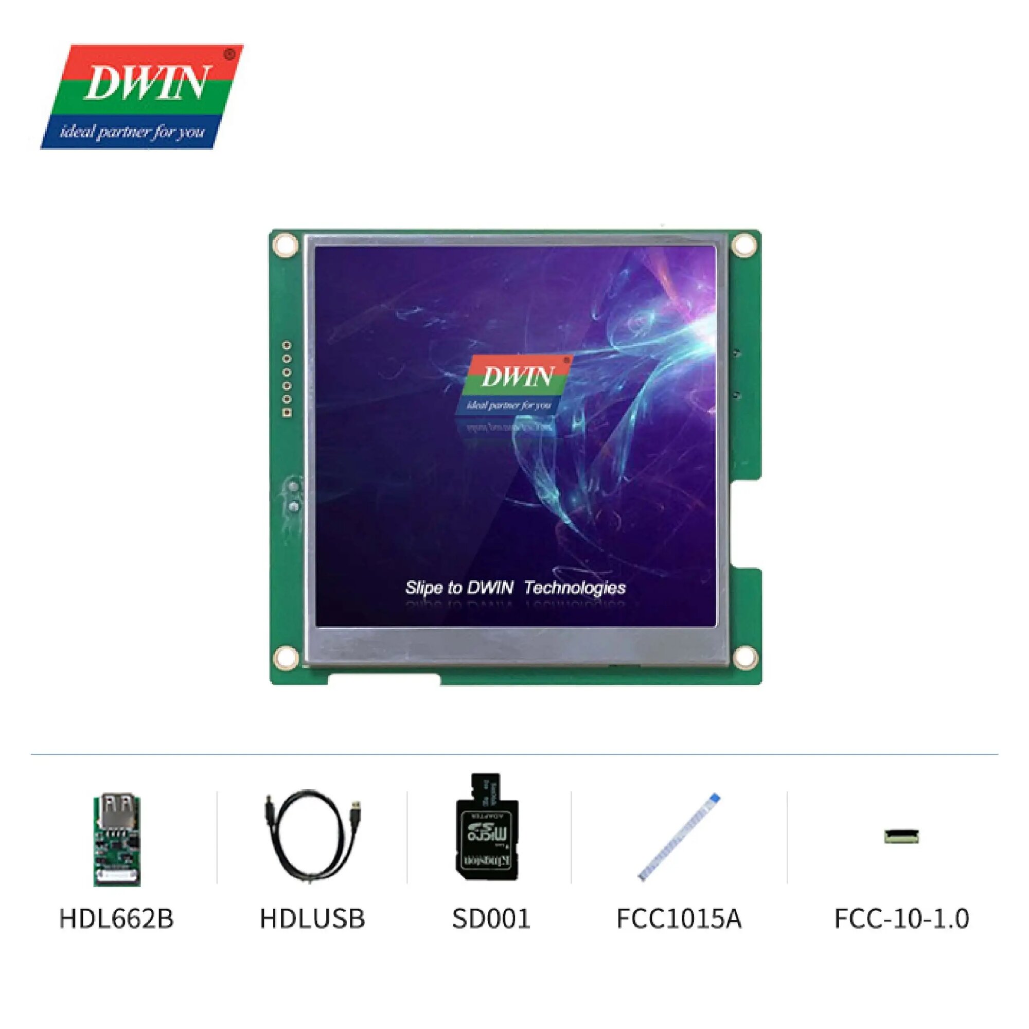 DWIN 4.0" IPS ЖК-модуль 480x480 No TP and Accessory