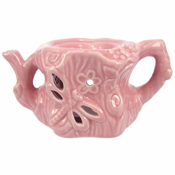 Аромалампа розовый чайник со стрекозой N310-47 (керамика, 6,5 см.), 1 шт.