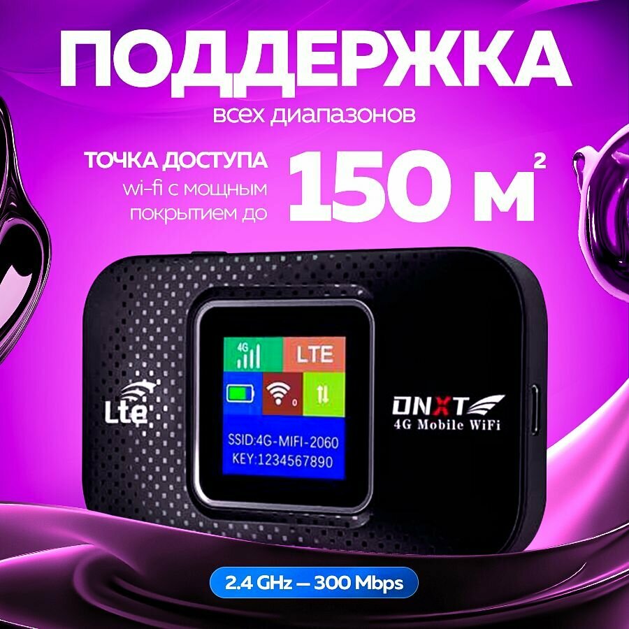Мобильный портативный роутер 5G/ WI-FI модем карманный