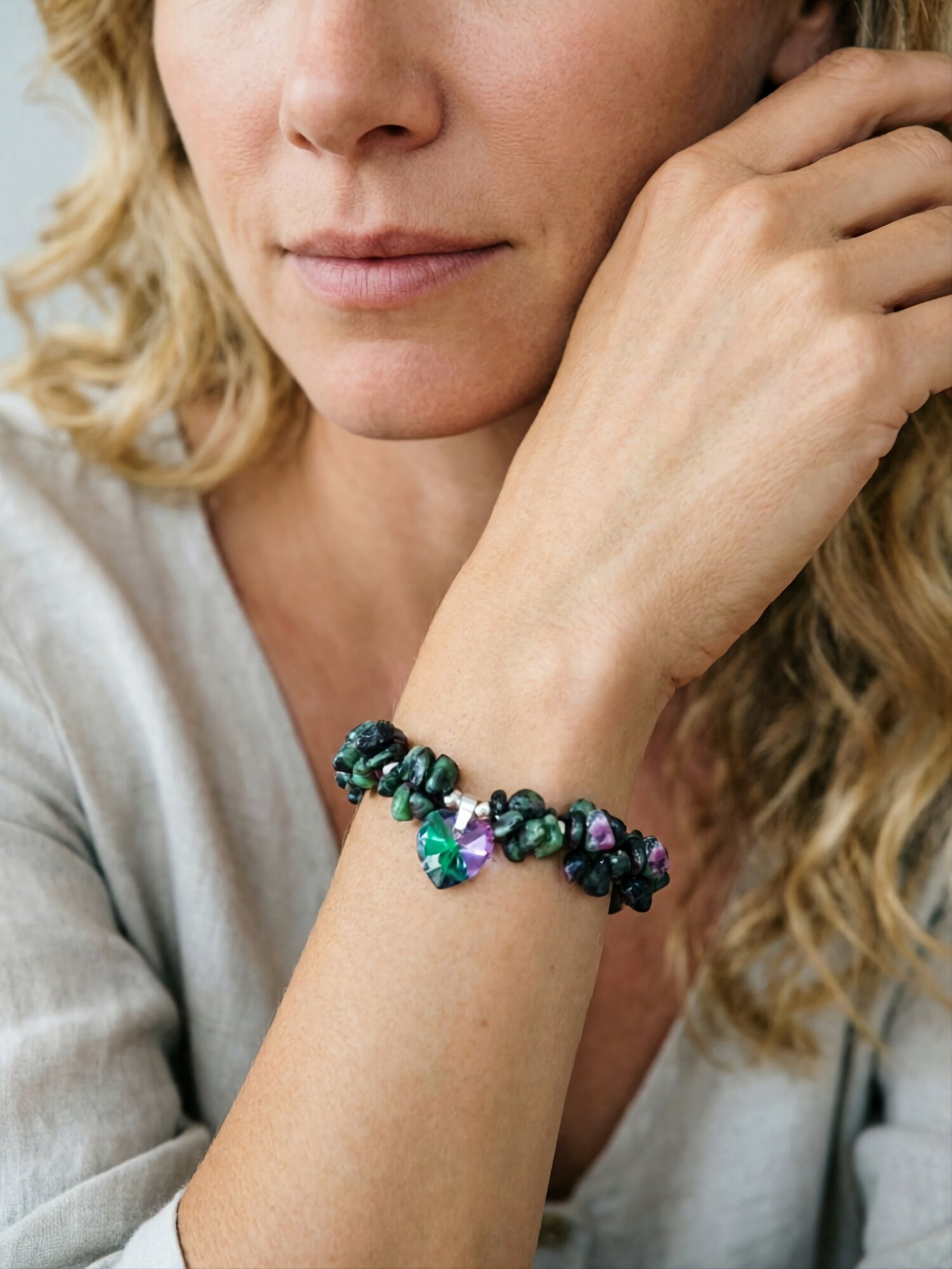 Плетеный браслет, циозит