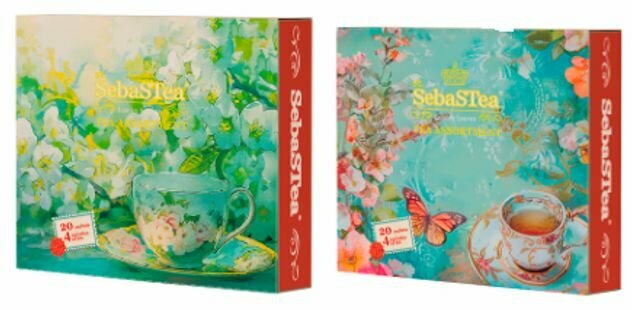 Чай SEBASTEA Tea for You ассорти черн.(20 пак.) /картон/ 32,5г