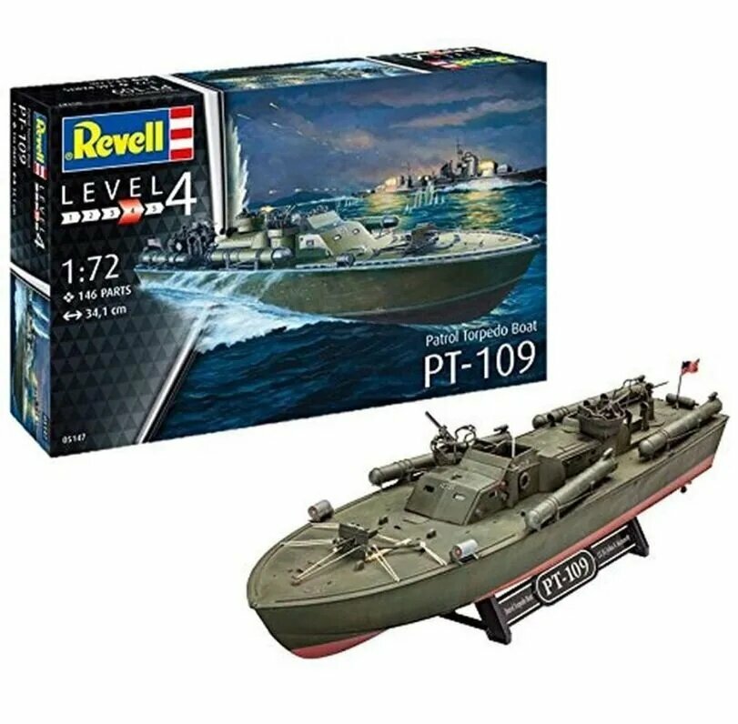 Сборная модель патрульного торпедного катера Revell PT-109 65147