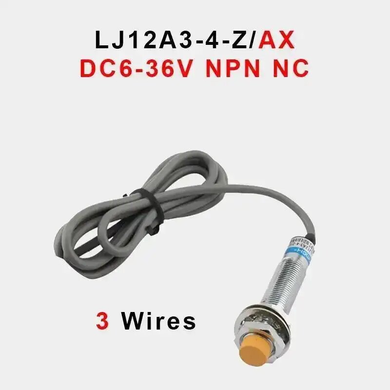 Индуктивный датчик приближения PNP NPN NO/NC DC 6в-36в M12 LJ12A3-4-Z/BX/AX/CX/BY/AY/CY/EX/DX/EZ/DZ