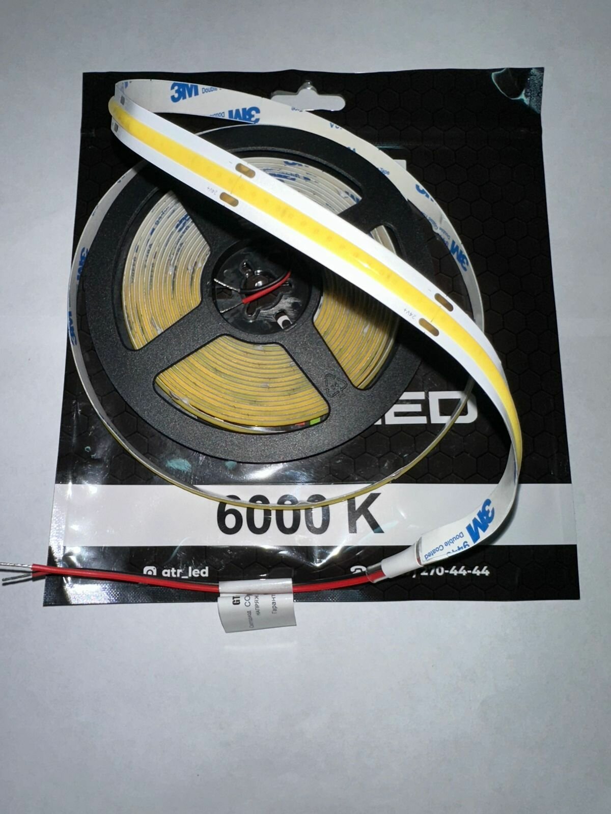Светодиодная лента GTR LED COB-320-24V-6000K-IP20, 14Вт, 5 м