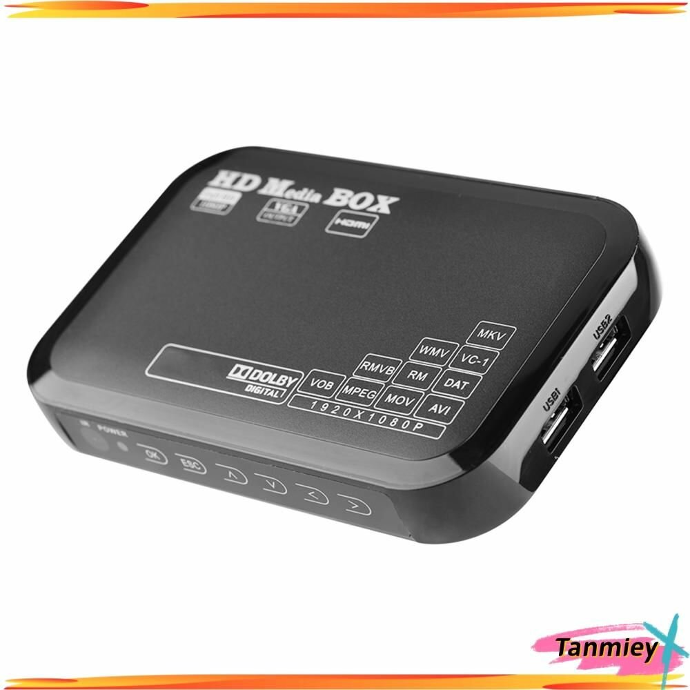 Медиа Плеер Бокс USB, Поддержка 1080P, совместимость с яркими видео, для телевизоров Европейские правила