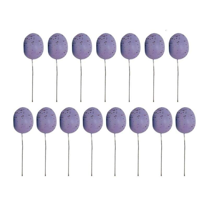 Пенопластовые яйца на Пасху (20 шт.), Фиолетовый - 27MM