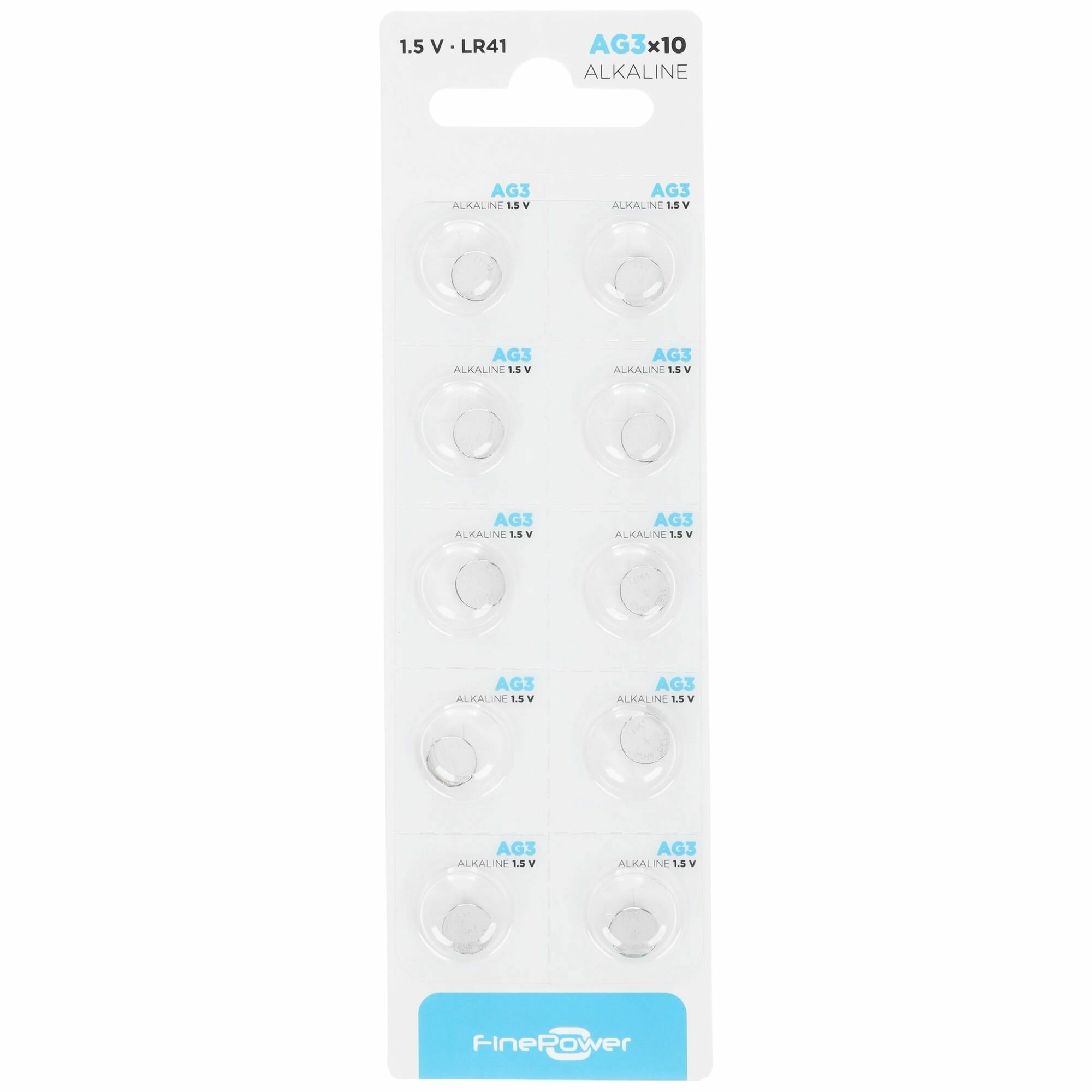 Батарейка FinePower LR41 (AG3/G3/LR736/392A/192)