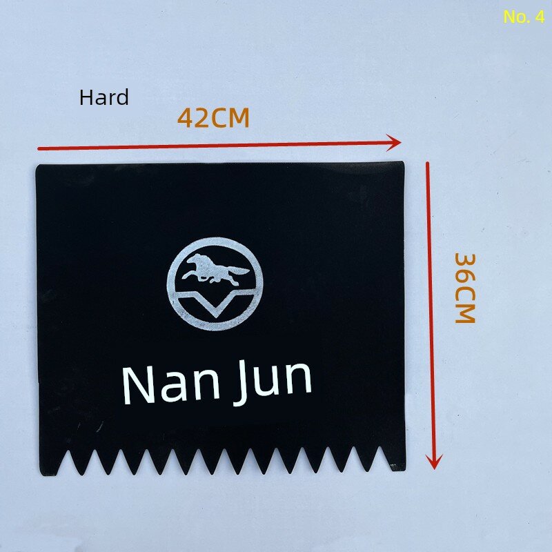 Толстая резиновая накладка на брызговик для грузовика, 42см x 36см, прочный материал, универсальная посадка для