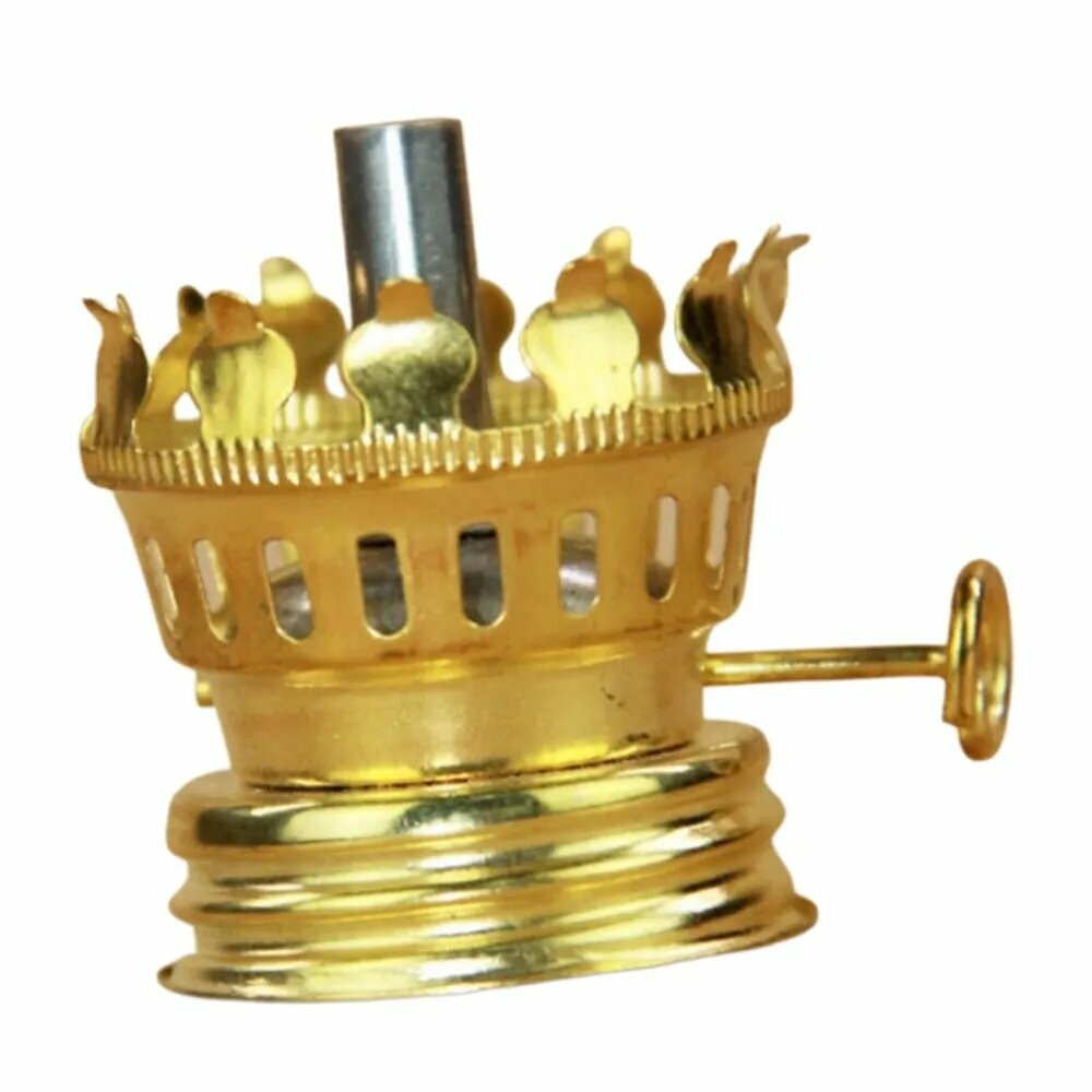 Винтажная горелка для керосиновой лампы, регулируемая, с основанием 3 см, из нержавеющей стали, для ретро-светильников