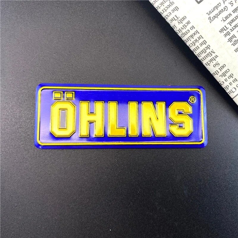 Наклейка из алюминиевого сплава для выхлопных труб мотоцикла, 2 шт. Темно-синий, 1 pcs2