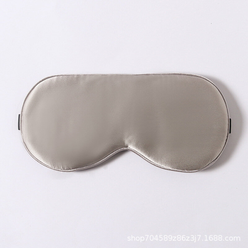 Маска для глаз Amazon Silk Eye Mask 19, шелковая, с вышивкой, с логотипом, растушевка