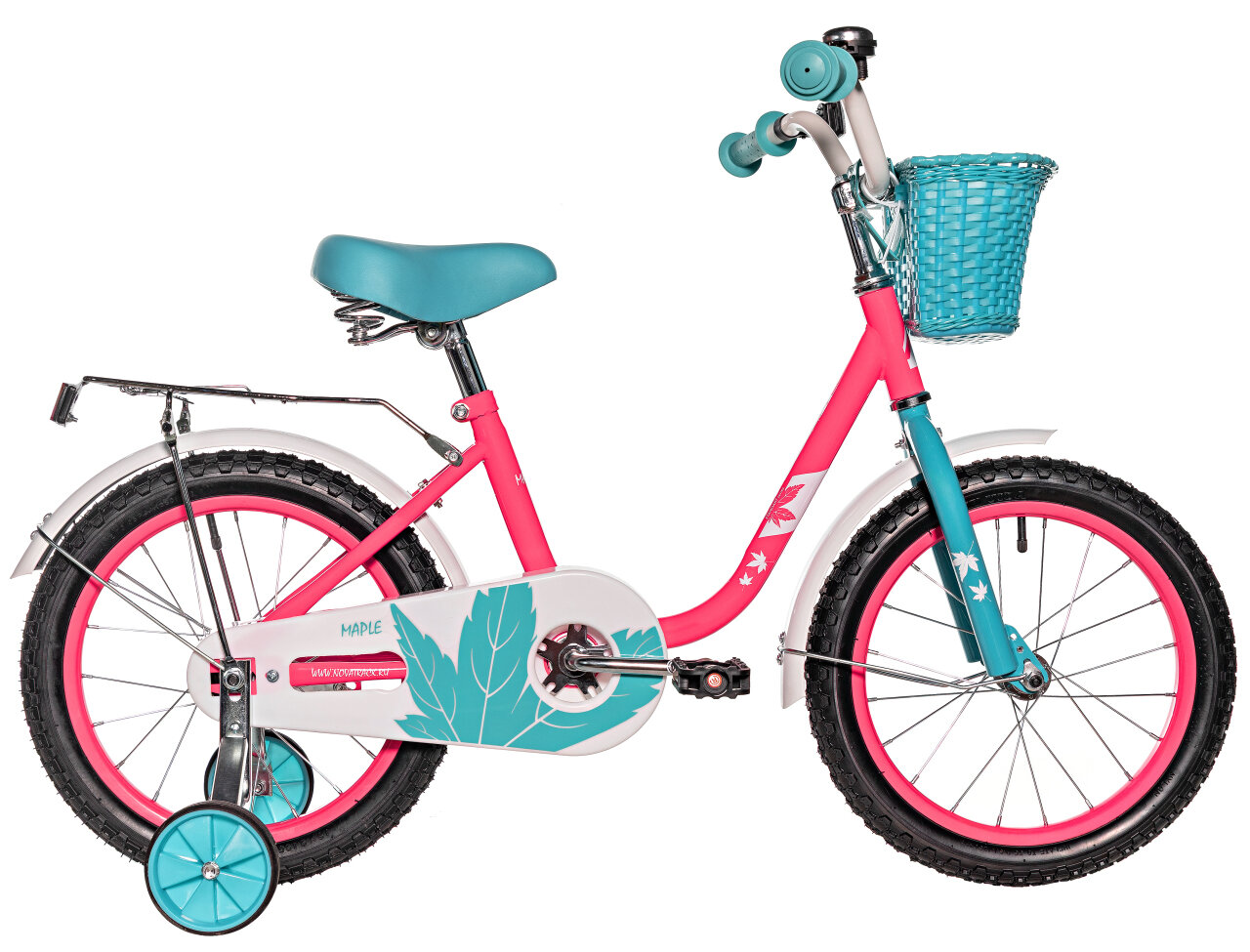 Детский велосипед Novatrack Maple 16" (2025) 16 Светло-розовый (101-115 см)