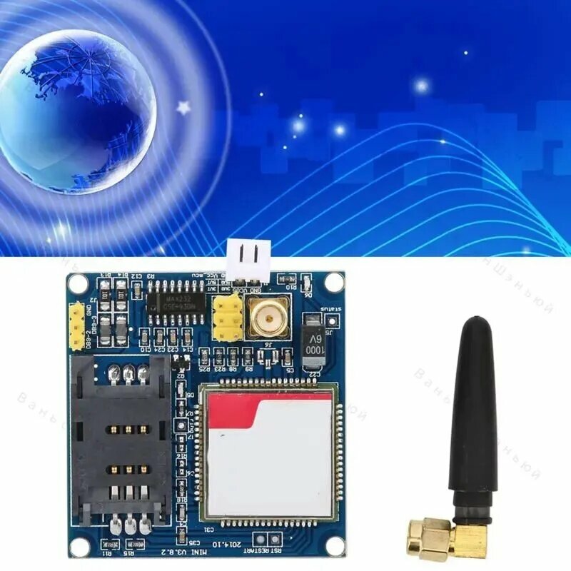Модуль связи SIM900A GSM/GPRS с поддержкой STM32 и микроконтроллеров