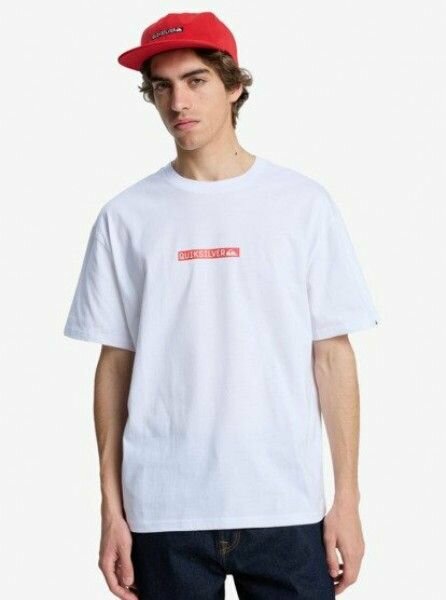 Футболка Quiksilver, размер S, белый — фото 1