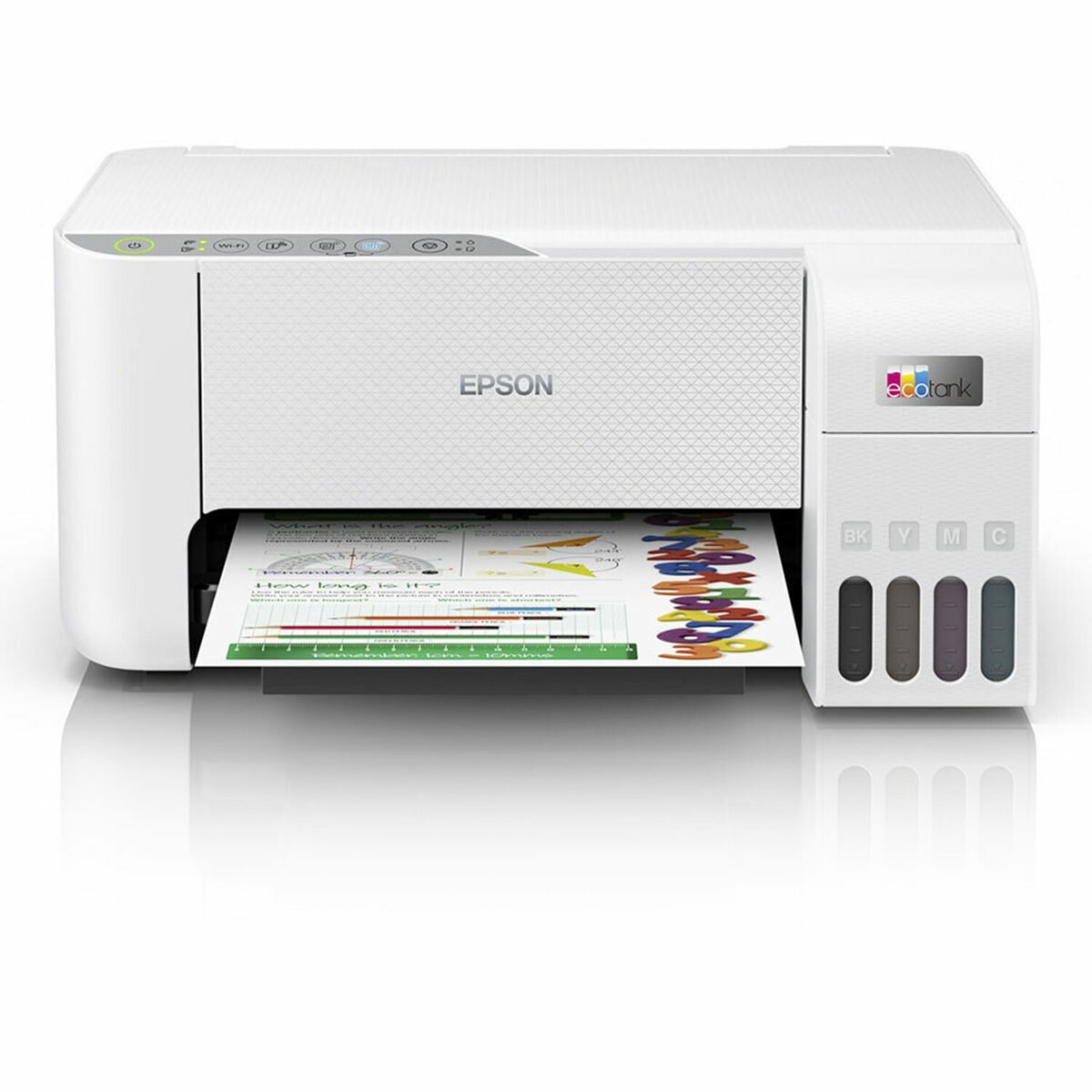 МФУ струйное Epson L3256 "3 в 1", А4, 33 стр./мин, 5760x1440, Wi-Fi, СНПЧ, белый (C11CJ67524)