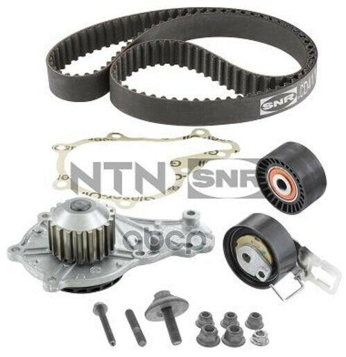 Комплект ремня ГРМ (с помпой) FORD B-Max, C-Max, Connect, Courrier/Courier, Ecosport, Fiesta, Focus, Kuga, Mondeo SNR арт. KDP452370