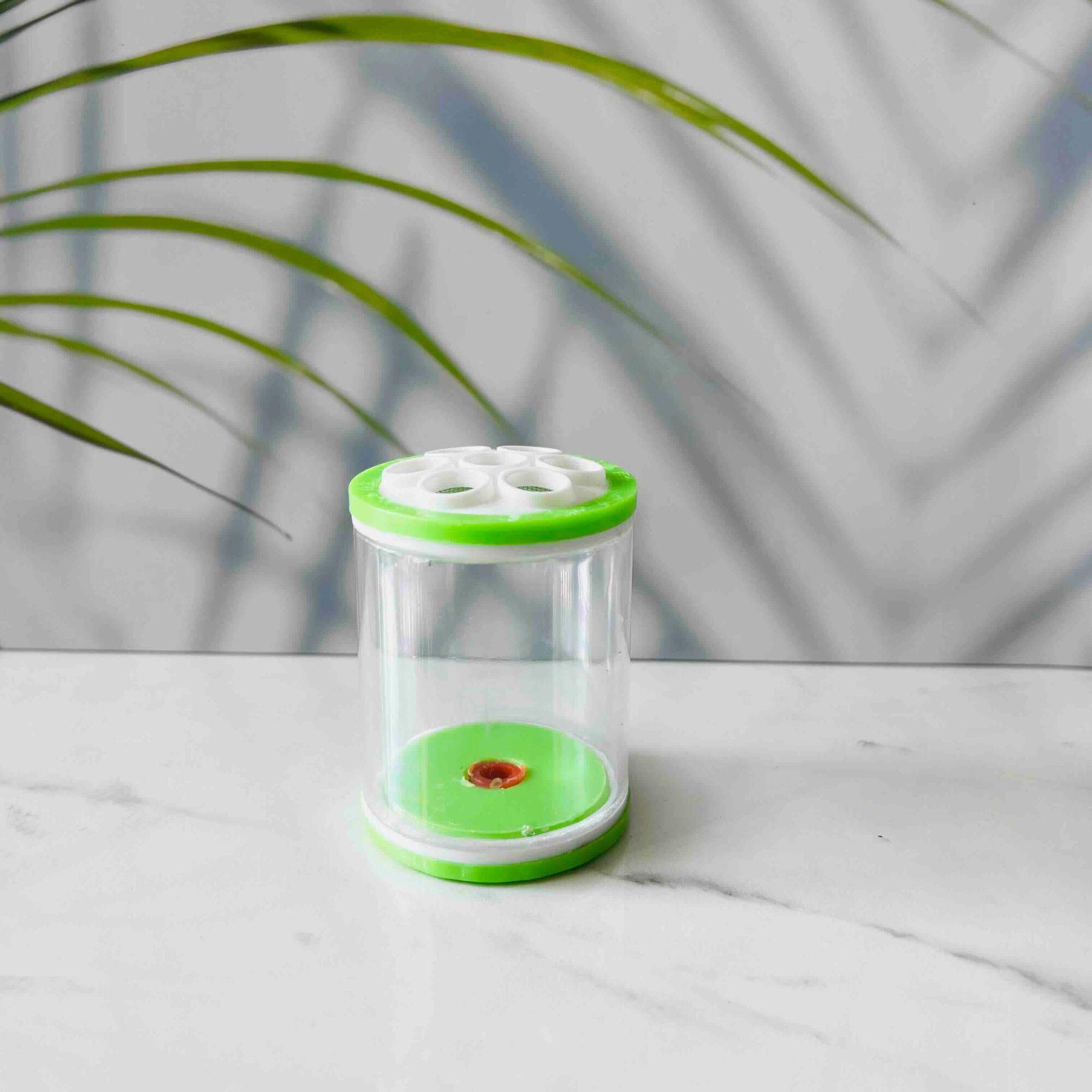 Прозрачная пластиковая клетка для сверчков с 7-отверстиями для разведения насекомых, зимнее использование, 1 штука