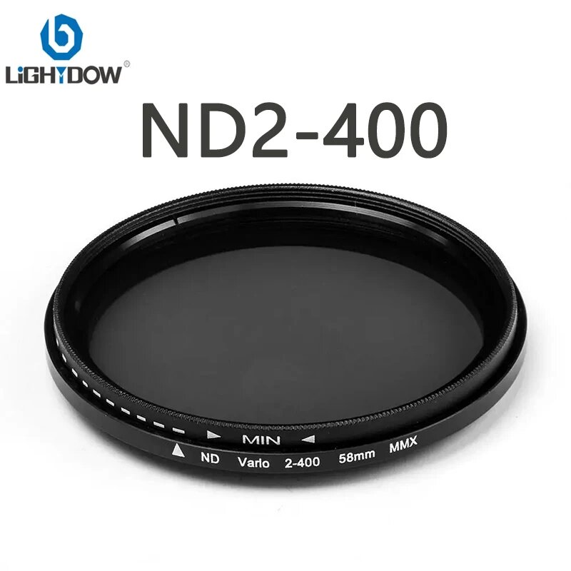ND2-400 фильтр Lightdow 62mm для Canon, Nikon, Sony