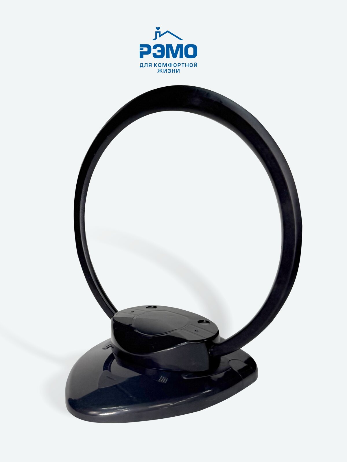 Комнатная антенна для цифрового ТВ с усилителем РЭМО Bas-5149USB черная